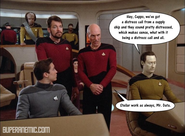 TNG S02 E07 – Unnatural Selection – Super Anemic